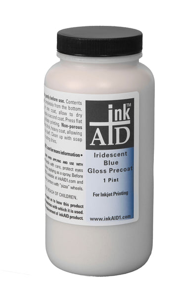 inkAID Iridescent Blue Inkjet, Ink Receptive Coating | inkAID | NC