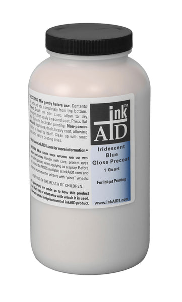 inkAID Iridescent Blue Inkjet, Ink Receptive Coating | inkAID | NC