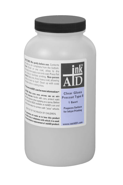 inkAID Clear Gloss Type II Inkjet Receptive Coating | inkAID | NC